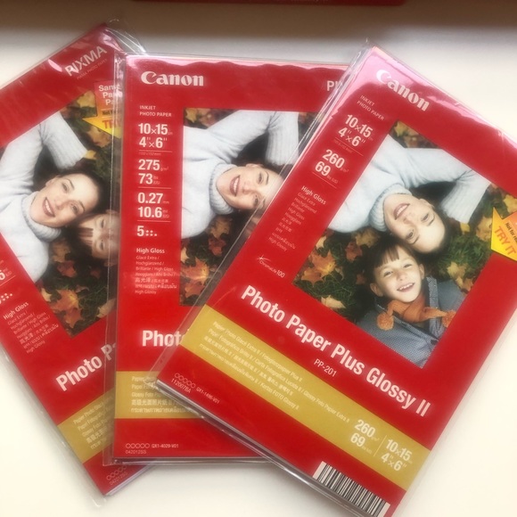 Canon | Office | Canon Inkjet Photo Paper Plus Glossy Ii 4x6 35 | Poshmark